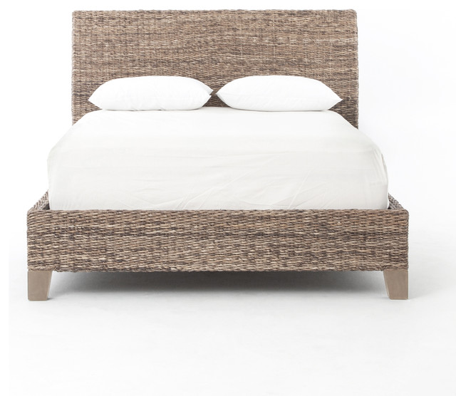 Lanai Banana Leaf King Bed, Queen - Tropical - Platform Beds - by ...