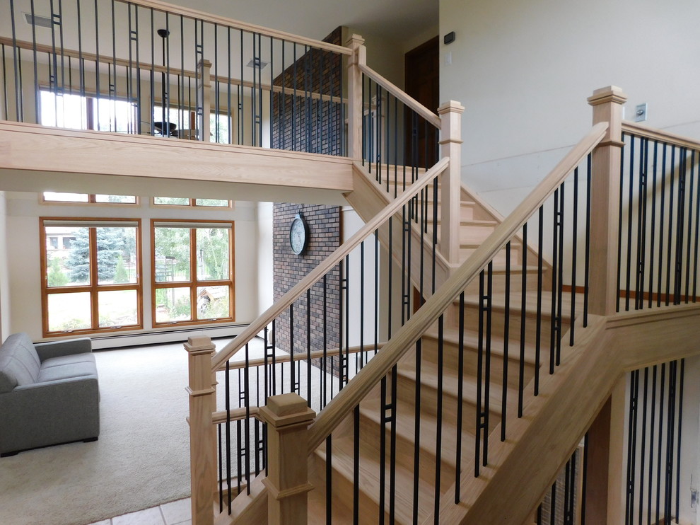 Staircase-After - Traditional - Staircase - Denver - by Vertical ...