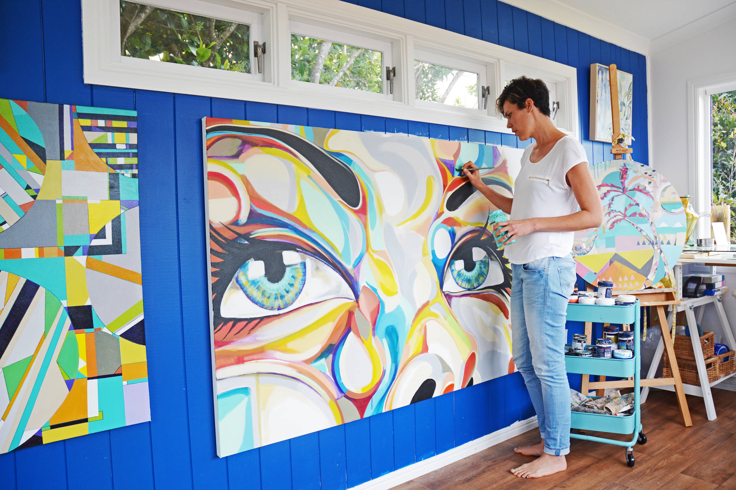 Creatives at Home: Tamara Armstrong in Her Painter's Studio | Houzz AU
