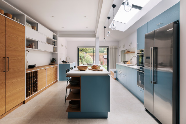How a Kitchen Extension Layout Was Improved for its New Owners | Houzz UK