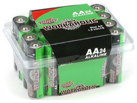 Interstate Batteries DRY0070 Workaholic "AA" Alkaline Battery, 24-Pack ...
