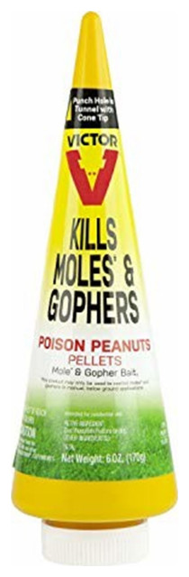 Victor Mole & Gopher Poison Peanuts, 6oz - Traditional - Gardening ...