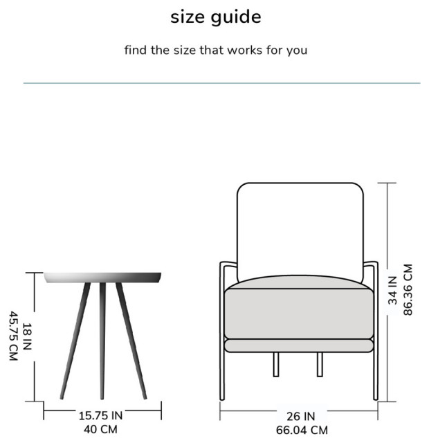 Chevery Small Tri Pin Side Table - Midcentury - Side Tables And End ...