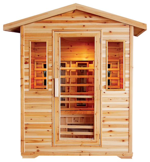 Cayenne 4 Person Outdoor Sauna - Traditional - Saunas - by Steam ...