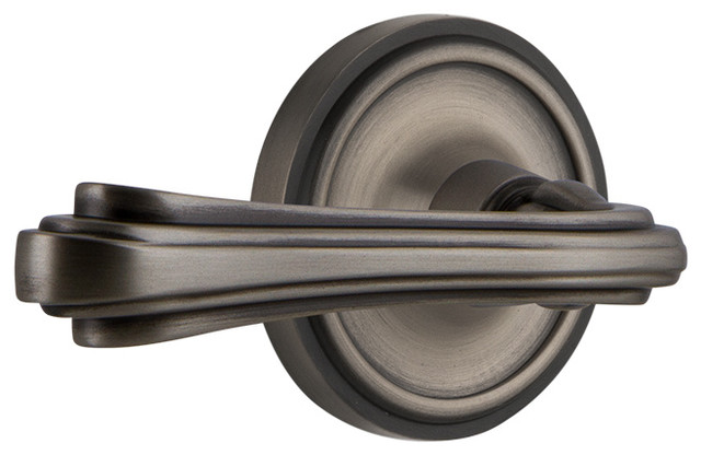 Classic Rose With Fleur Lever, Privacy - Backset Size: 2-3/4 ...