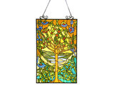 Eden Tiffany-Glass "Tree Of Life" Window Panel - Victorian - Stained ...