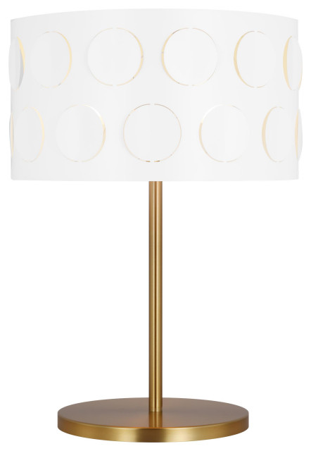 Dottie Desk Lamp, Burnished Brass - Transitional - Table Lamps - by ...
