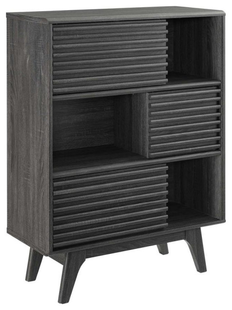 Render Three-Tier Display Storage Cabinet Stand - Contemporary - Filing ...