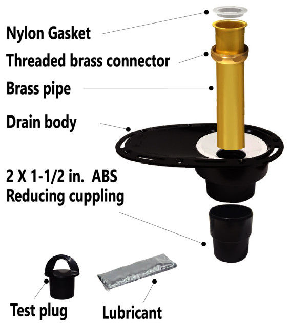 Swift Quick-Drain Connector - Modern - Tub And Shower Parts - by A&E ...
