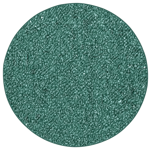 Furnish My Place Olive Green Solid Color Rug, Made in USA, 5' Round ...