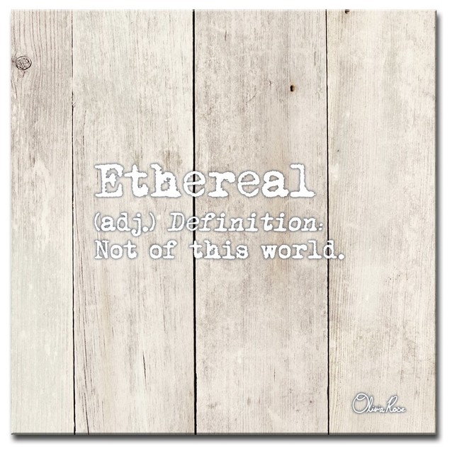 Ready2HangArt 'Define Ethereal' Inspirational Canvas Art by Olivia Rose ...