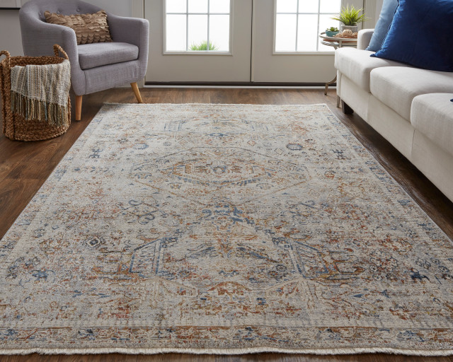 Weave & Wander Frencess Rug, Beige/Beige, Rug, 2'x3' - Contemporary ...
