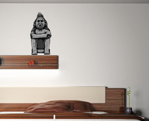 Aztec Vinyl Wall Decal AztecUScolor007, 36 in. - Contemporary - Wall ...