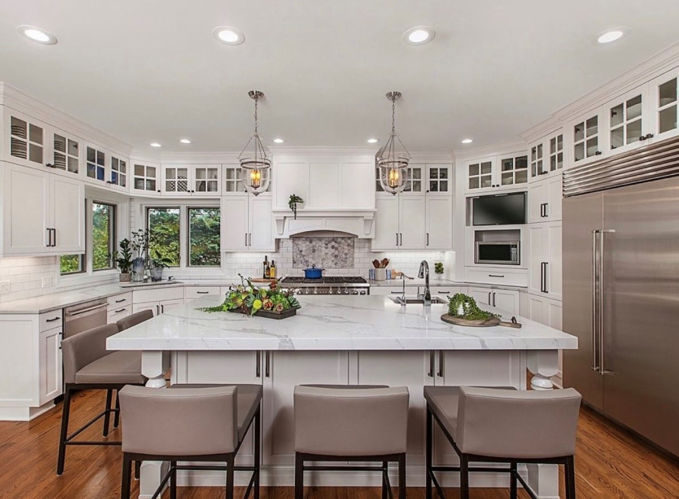 Everest Calacatta Quartz - Kitchen - New York - by Everest Marble LLC ...