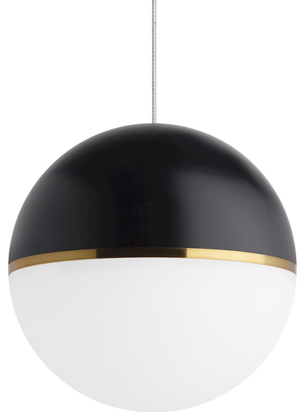 Tech Lighting Akova Grande Pendant, Matte Black 700TDAKV13BR ...