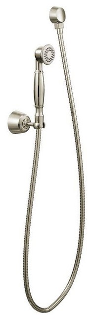 Moen 2in Single-Function Wall-Mount Hand Shower with Bracket and 69in ...
