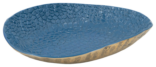 Bold Blue Platter - Contemporary - Decorative Plates - by R16 HOME | Houzz
