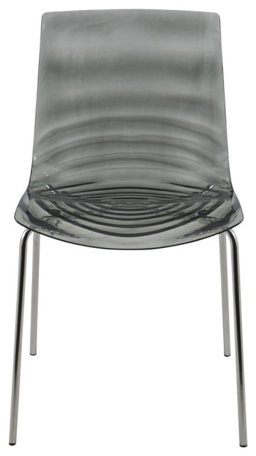 Leisuremod Astor Water Ripple Design Dining Chair Ac20Tbl ...