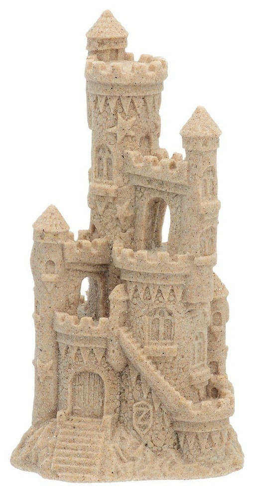 Sand Castle Figurine, 7.5" - Beach Style - Decorative Objects And ...