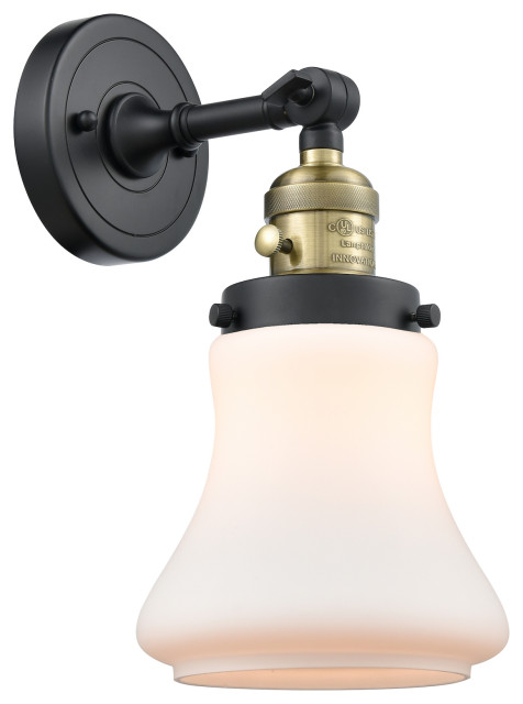 1 Light Sconce With A "High-Low-Off" Switch. - Industrial - Wall ...