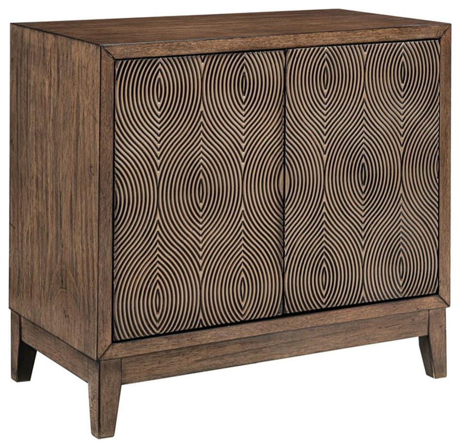 Lane Furniture Juniper Rubberwood and MDF Accent Cabinet in Brown ...