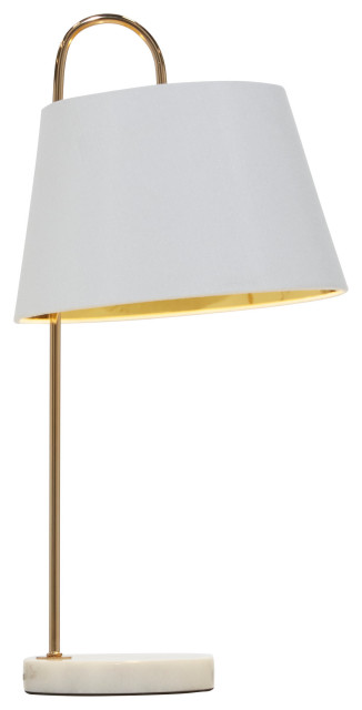 Modern White Metal Desk Lamp 83840 - Transitional - Desk Lamps - by ...