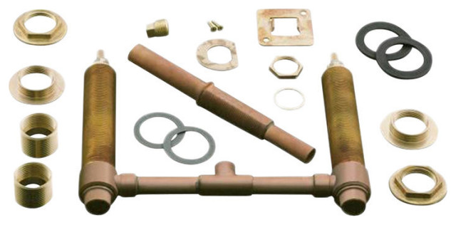 Kohler K-300-KR-NA Roman Tub Rough-In Valve, Ceramic, Rigid Center, 1/2 ...