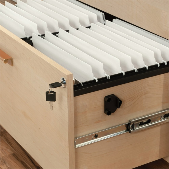 Pemberly Row Engineered Wood Lateral File in Natural Maple Finish ...