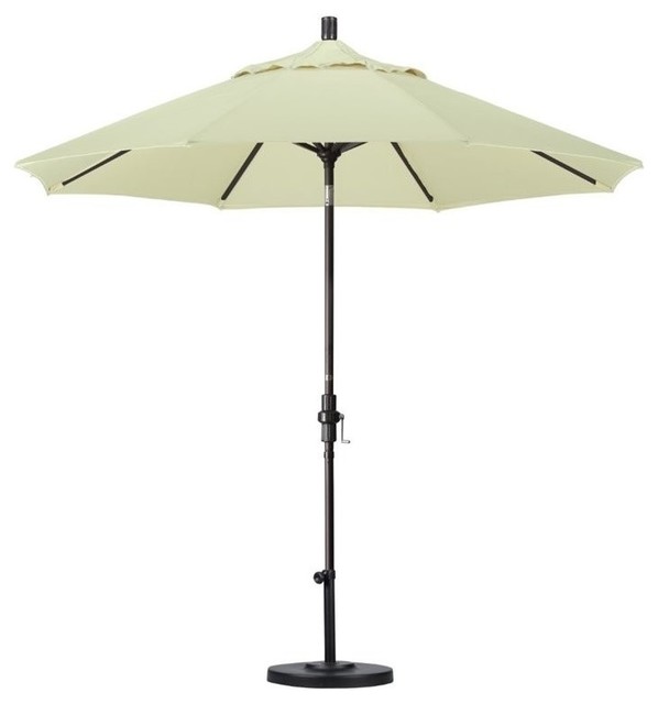 California Umbrella 9' Patio Umbrella in Natural - Contemporary ...