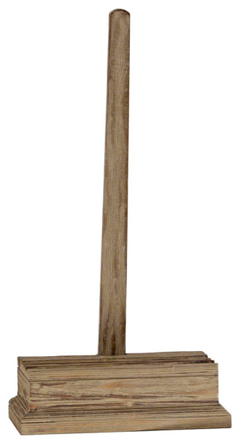 Paragon Distressed Wood Easel - Rustic - Decorative Objects And ...