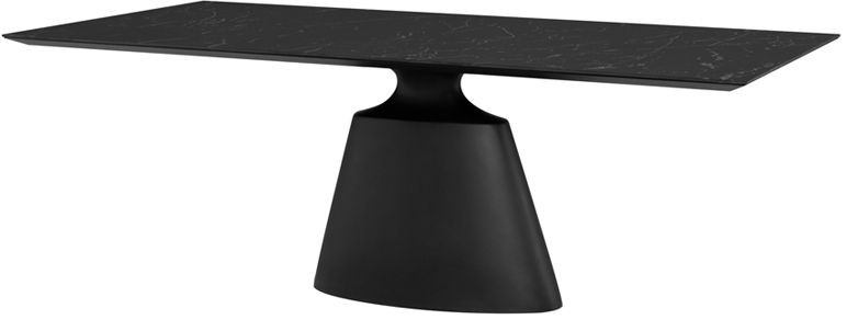 Nuevo Furniture Taji Rectangular Dining Table in Black - Transitional - Dining Tables - by ...