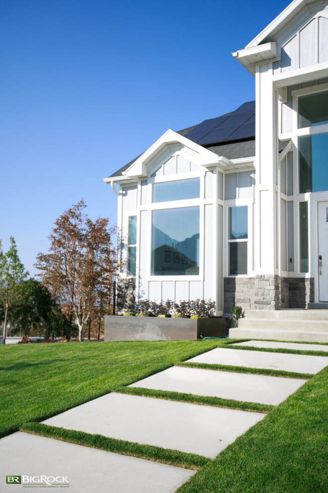 Front Yard Landscaping - Contemporary - Landscape - Salt Lake City - by ...