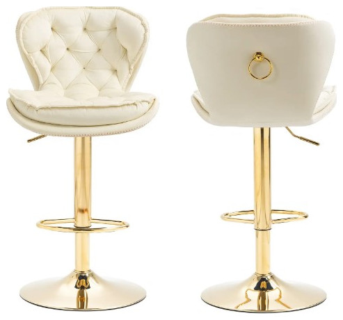 Modern Adjustable Counter Height Bar Stools - Contemporary - Bar Stools ...