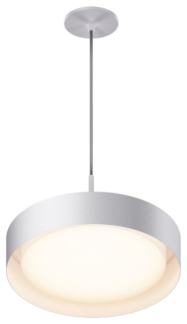 Echo LED Pendant, White - Modern - Pendant Lighting - by Lampclick | Houzz