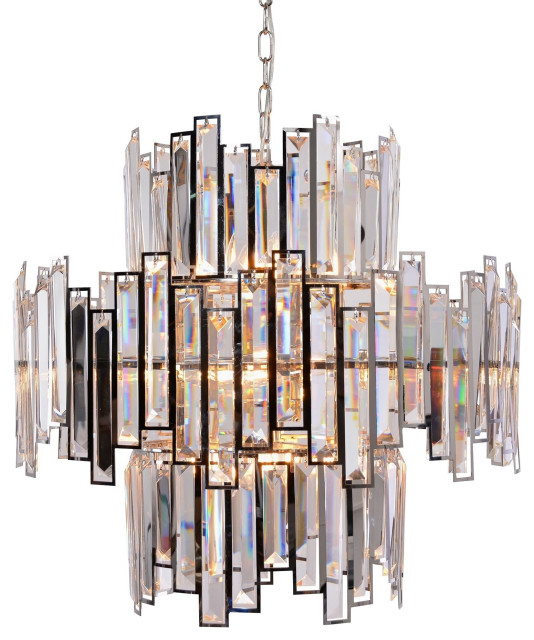 Abstract Crystal Chandelier - Contemporary - Chandeliers - by Hudson ...