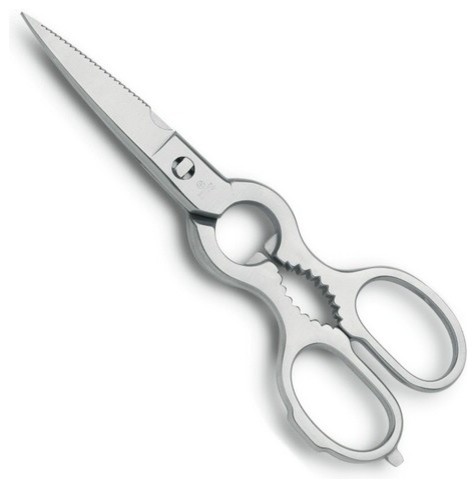 Wusthof Ikon Blackwood - Forged Stainless Kitchen Shears - Traditional ...