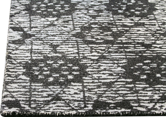 Baltimore Rug, Charcoal/Gray, 2'x3', 4'x6' - Contemporary - Area Rugs ...