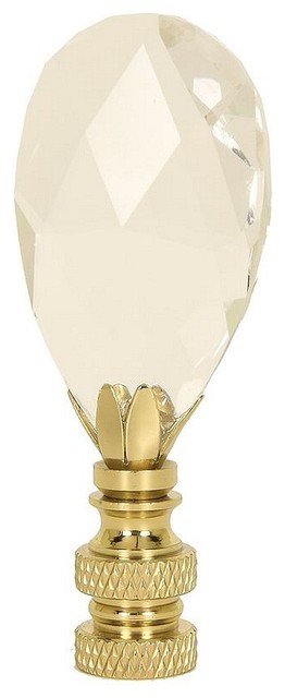 Crystal Finials For Lamps Royal Designs Balloon Shaped With Dot Design ...