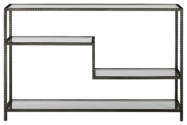 Uttermost Leo Industrial Console Table - Transitional - Console Tables ...