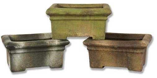 Rectangular Simple Pot Garden Display - Traditional - Outdoor Pots And ...