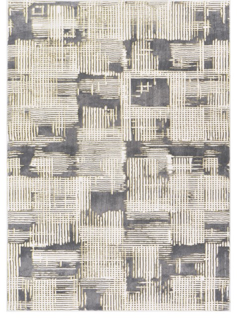 Well Woven Siggi Savvy Modern Abstract Checkered Box Rug SI-71, 7'10"x9 ...