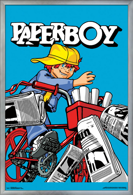 Paperboy Cabinet Poster, 24.25"x35.75" - Contemporary - Kids Wall Decor ...