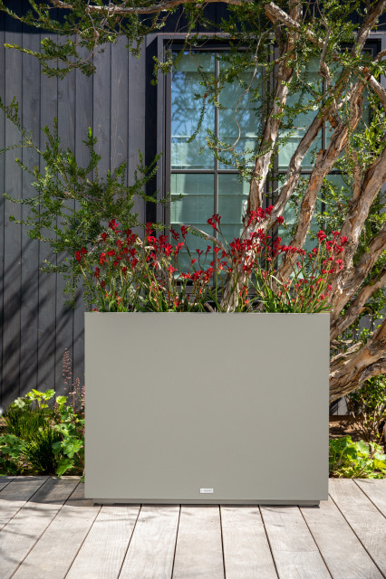 Veradek Block Series Span Planter, Medium - Transitional - Outdoor Pots And Planters - by ...