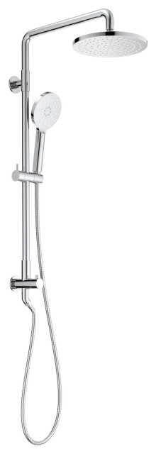 Circular Shower Column With Dual Function Shower Head, Without Rough in ...