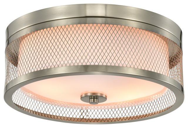 Seendy Flush Mount 14 Inch Chandelier - Transitional - Flush-mount ...