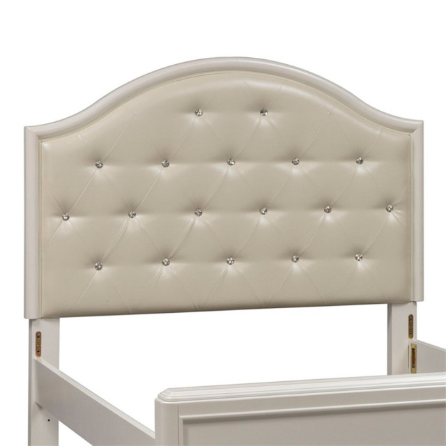 Stardust White Full Panel Headboard, Full - Transitional - Headboards ...