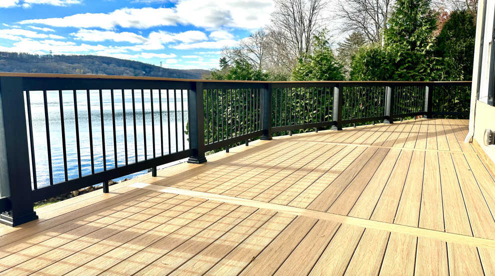 TimberTech deck and AZEK rail - Deck - New York - by Magnolia Home ...
