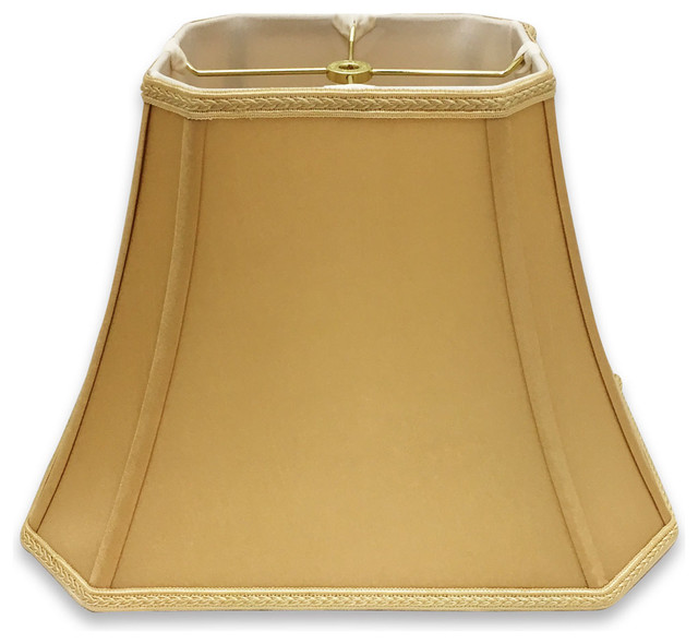 Rectangle Bell Cut Corner Designer Lamp Shade - Transitional - Lamp ...