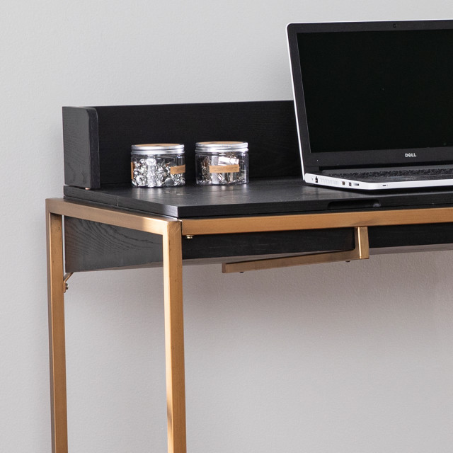 Somerton Flip-Top Desk With Storage - Contemporary - Desks And Hutches ...