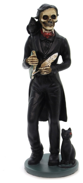 Halloween SKELEDGAR ALLAN POE Polyresin Summit Collection 8465 ...